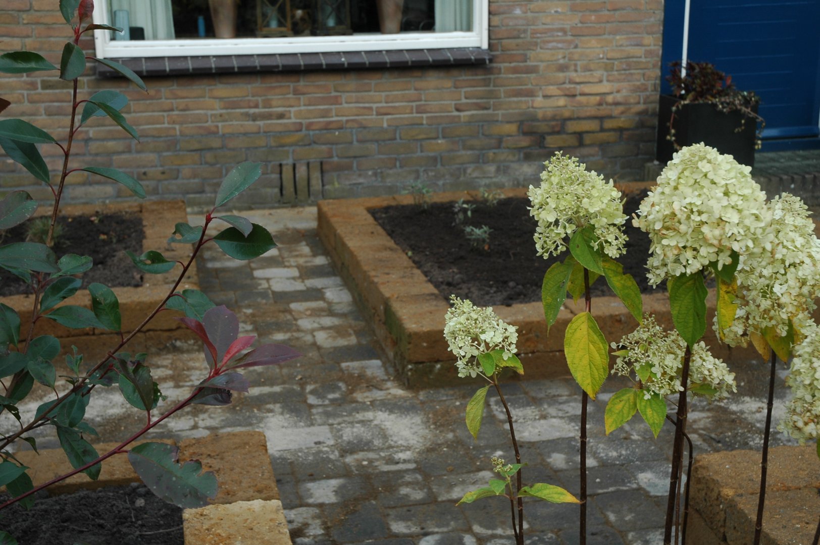 Voortuin met bloembakken | Drupal